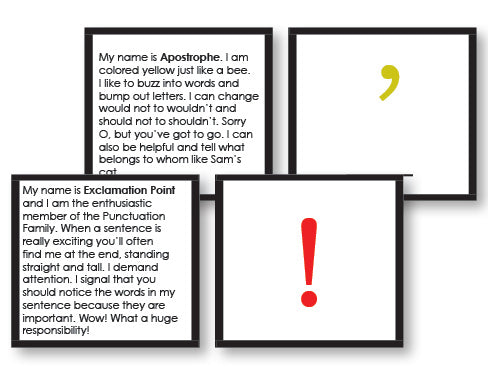 ⭐️⭐️⭐️⭐️⭐️ Punctuation Stories — Montessori 123