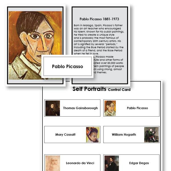 Famous Artists Self Portraits and Biographies | Montessori123 ...