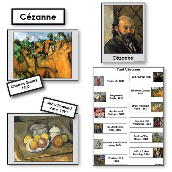 Cezanne 2-Part Cards of Paintings with Biography | Montessori123 ...