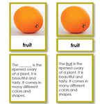 Parts of a Fruit 3-Part Cards with Definitions | Montessori123 ...