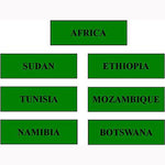 Labels for Countries and Waterways of Africa | Level 1 | Montessori123 ...
