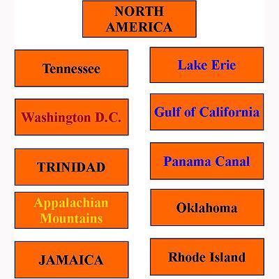 Countries, Waterways, States, Cities North America | Montessori123 ...