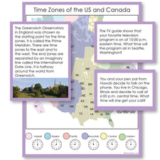 Time Zones, Maps and Questions for Exploration | Montessori123 ...