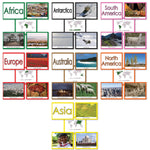 Complete Set of Image Folders for all Continents | Montessori123 ...
