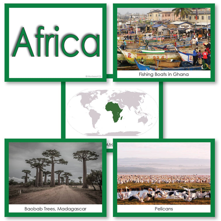 Study of World Geography | Montessori123 | Learning Cards — Montessori 123