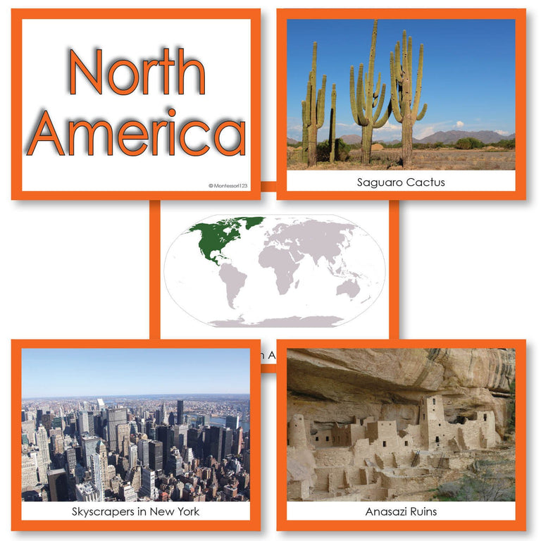 Geography Montessori Materials | Montessori123 | Learning Cards ...