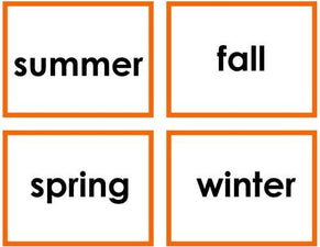 Seasons and Activities Sorting Cards | Montessori123 | Primary ...