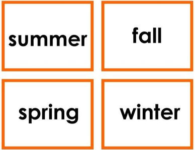 Seasons and Activities Sorting Cards | Montessori123 | Primary ...