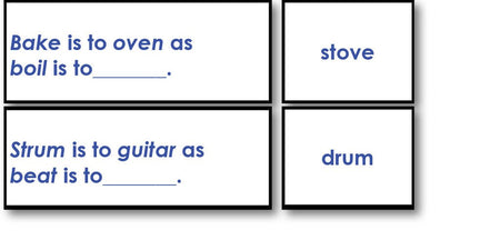 Analogies with Action to Object Pattern | Montessori123 | Lower ...
