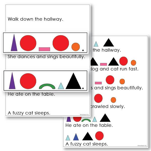 Grammar Symbol Sentence Cards | Montessori123 | Lower Elementary ...