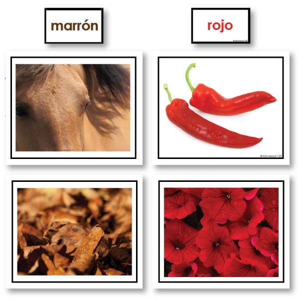 Spanish Colors Sorting Cards with Photographs | Montessori123 ...