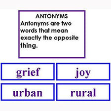 Word Study: Antonyms | Matching Cards | Montessori123 — Montessori 123