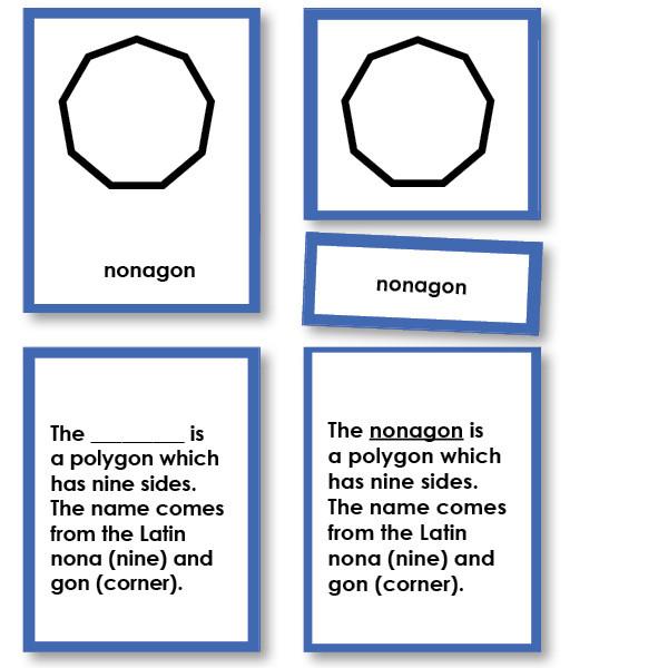 Geometry Cabinet Nomenclature 3-Part Cards | Montessori123 — Montessori 123