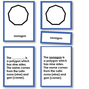 Geometry Cabinet Nomenclature 3-Part Cards | Montessori123 — Montessori 123