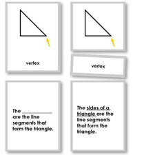 Geometry Triangles 3-Part Cards with Definitions | Montessori123 ...