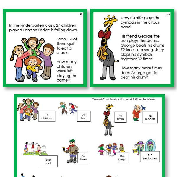 Word Problems | Montessori123 | Learning Cards — Montessori 123