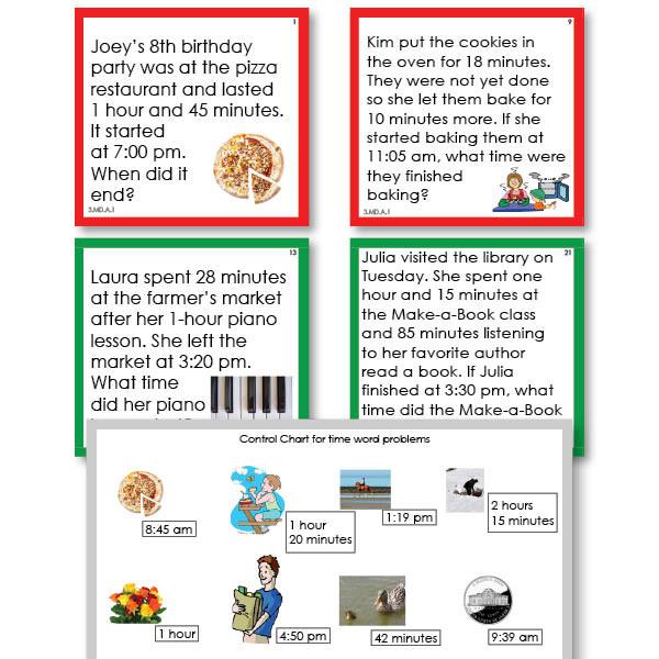Time Math Word Problems | Montessori123 | Lower Elementary — Montessori 123